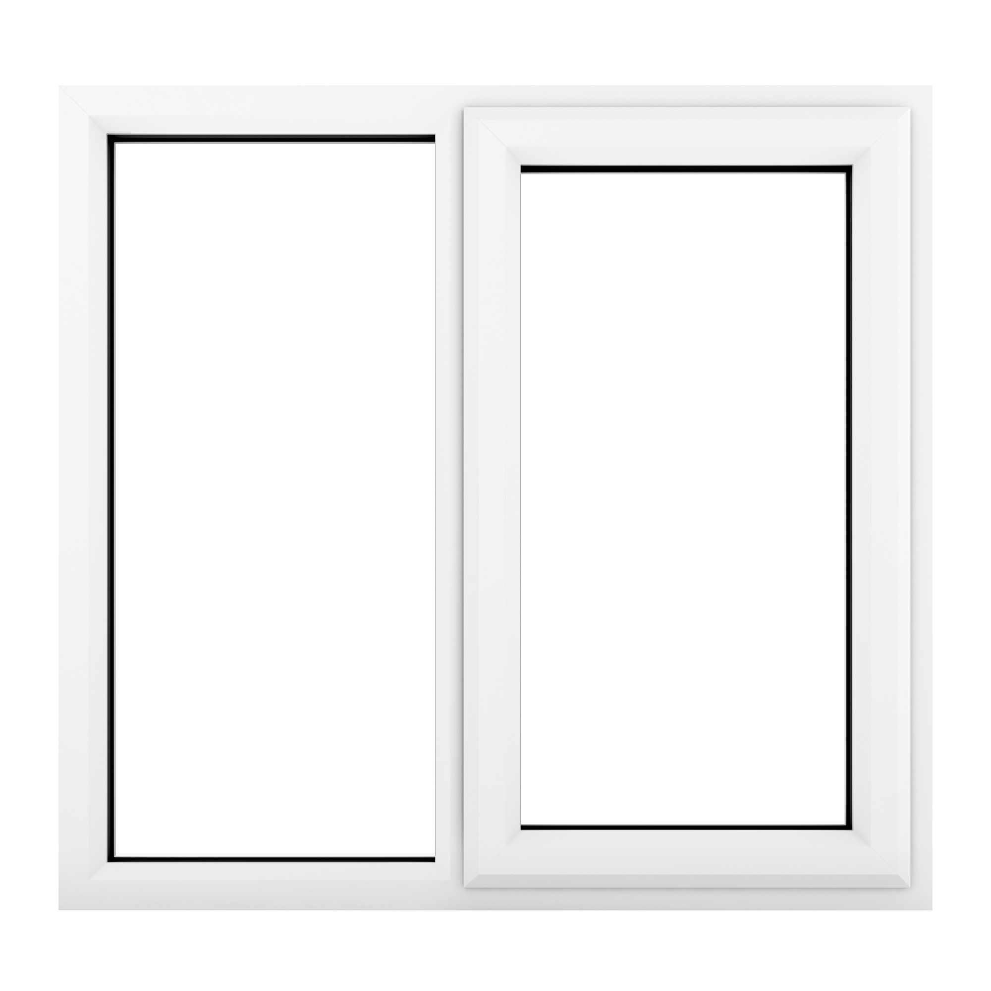 Crystal Triple Glazed Window White RH 1190 x 965mm Clear - Fascias ...
