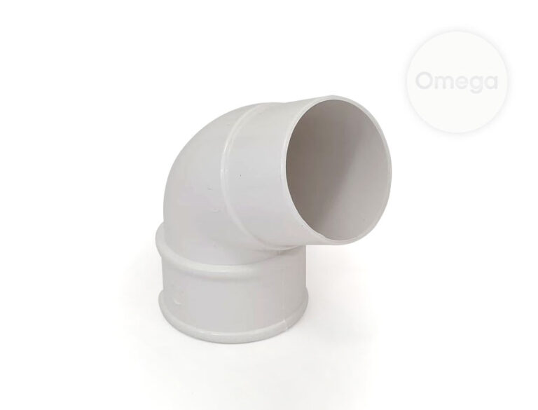 Round Rainwater Offset 112° Bend 65mm - Fascias, soffits | PVC wall ...
