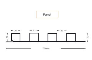 Valencia Fluted Wall Panel - Fascias, soffits | PVC wall ceiling panels ...